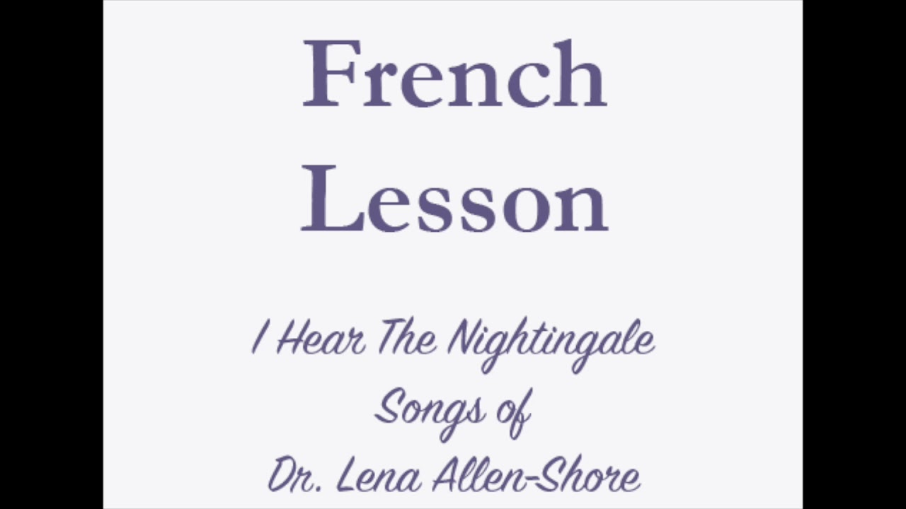 French Lesson - YouTube
