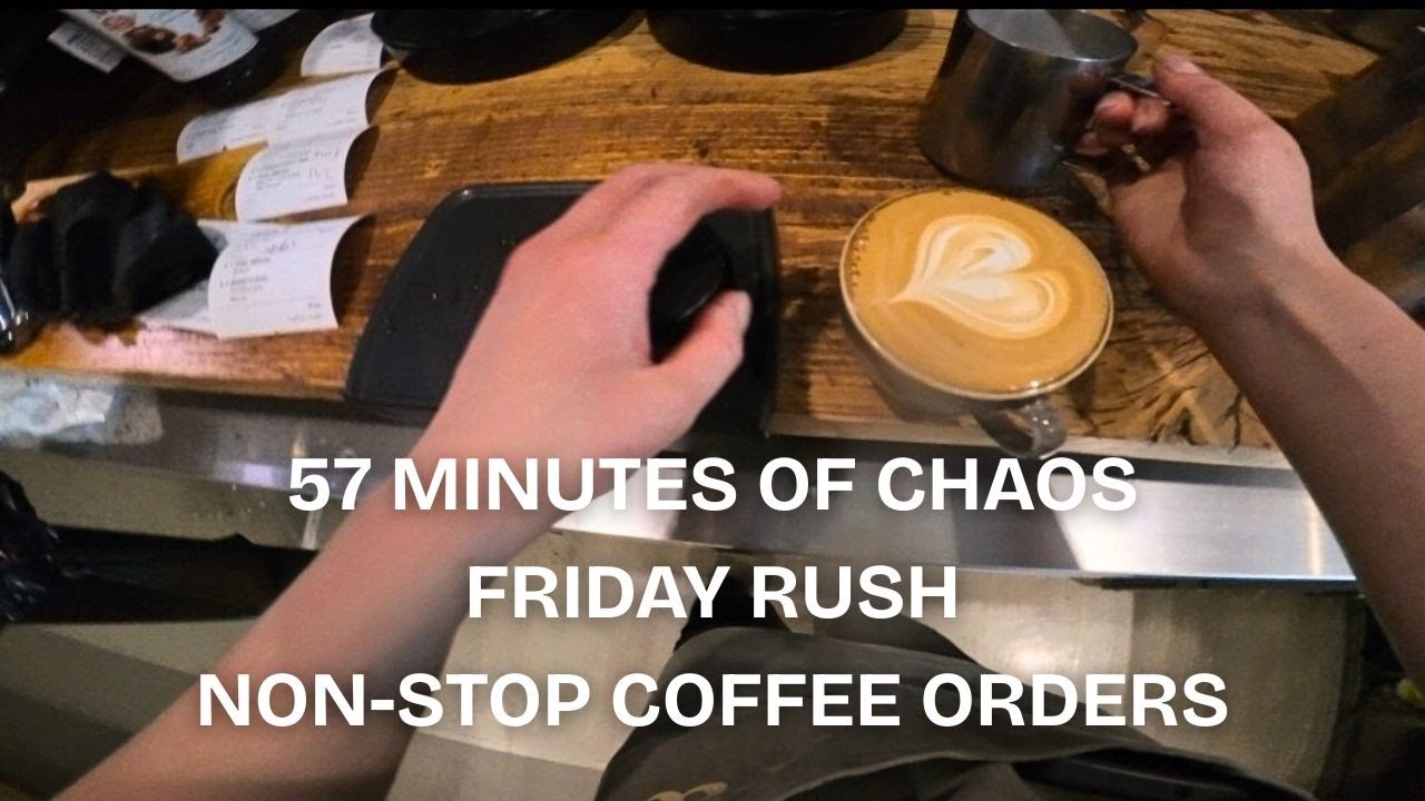 Non-Stop Coffee Rush | Busy Friday Morning Shift at Genius Coffee ...