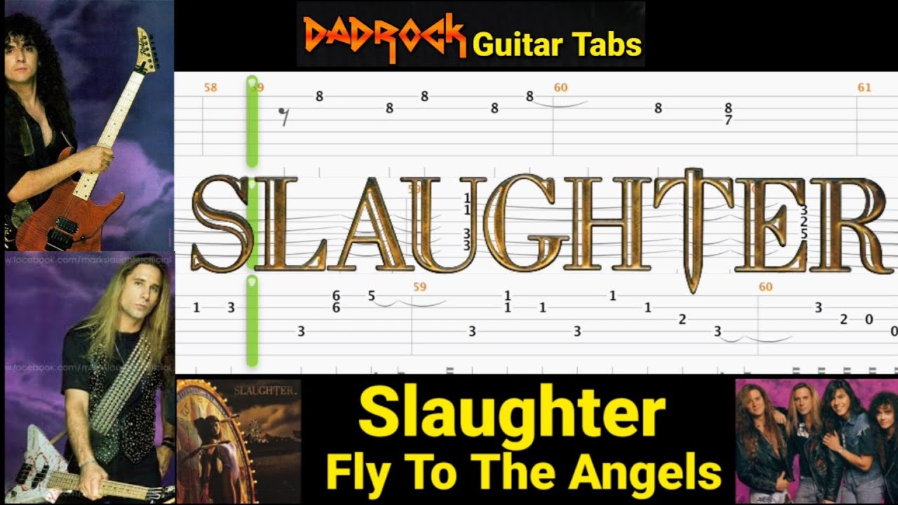 Fly To The Angels - Slaughter - Acoustic + Lead Guitar TABS Lesson ...