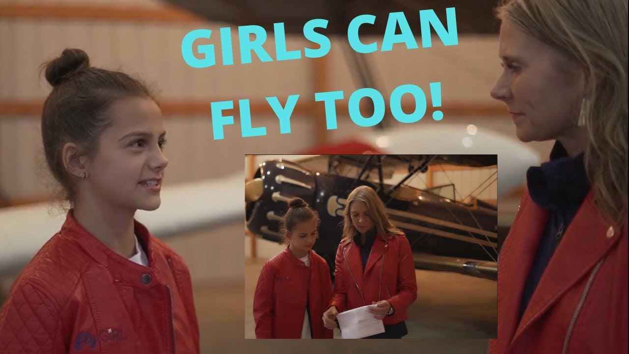 GIRLS CAN FLY TOO! SHE LOVES FLYING and wants to encourage others to do ...
