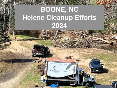 Boone NC Helene Cleanup - YouTube