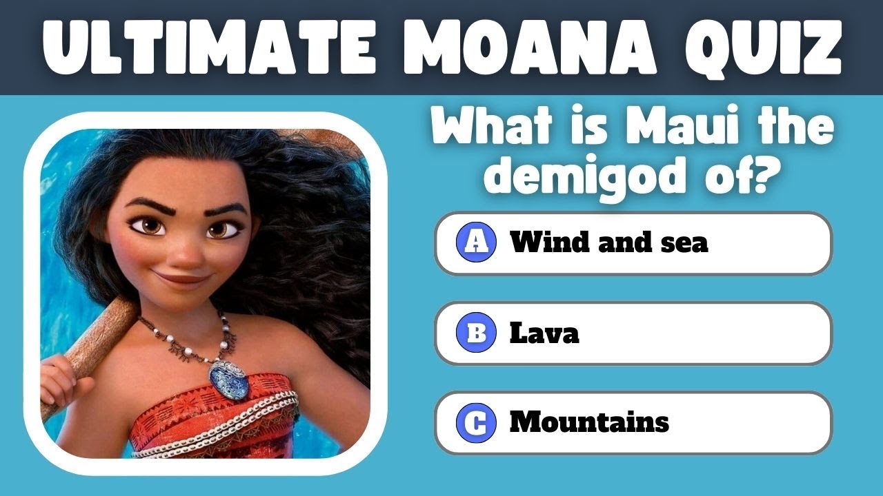 The Ultimate Moana Trivia Quiz – Can You Handle the Challenge? 🌊🏝️ ...