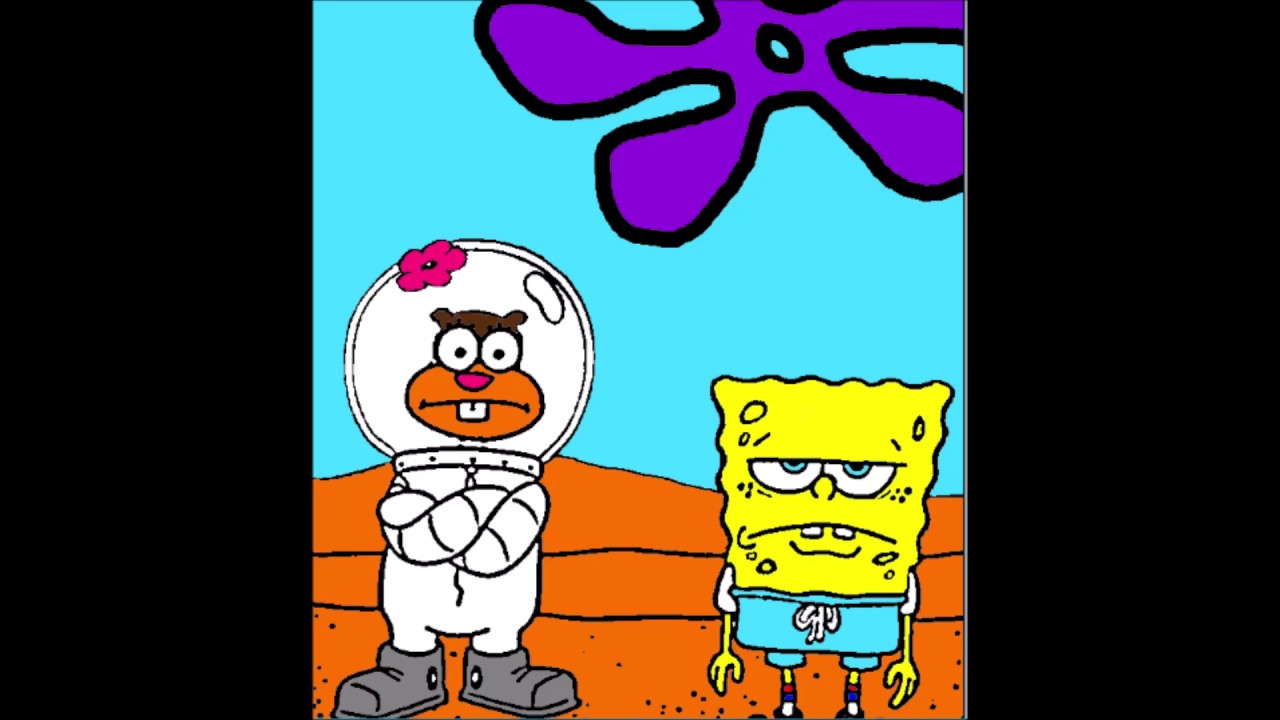 SpongeBob Coloring Pages on SpongeBuddy Mania - YouTube