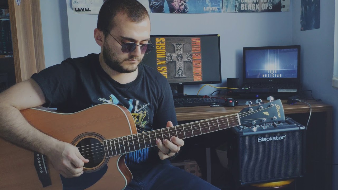 Guns N Roses - Patience Solo Acoustic Guitar Cover - YouTube