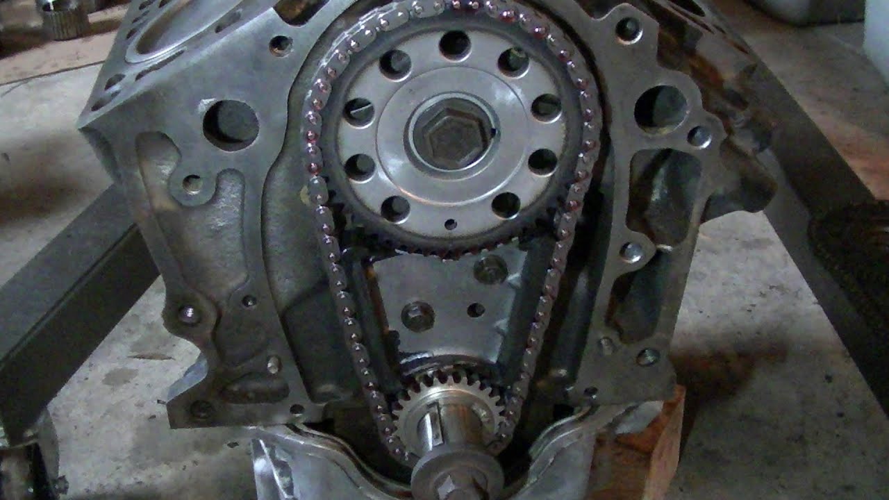 GM 60 V6 3400 Timing Chain And Guide Replacement YouTube
