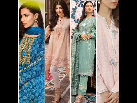 Kurti design with loops and lace for girl by Mehak Adil - YouTube