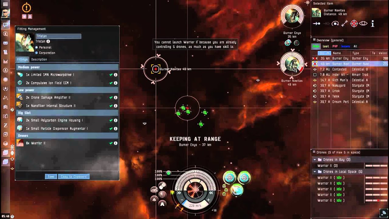 EVE Anomic team - Enyo vs Tristan - YouTube