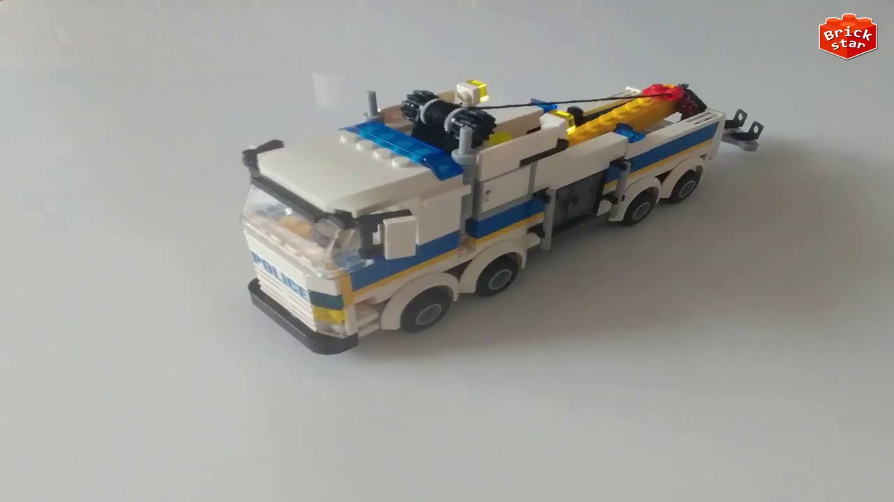Police version of Legos City tow truck - YouTube