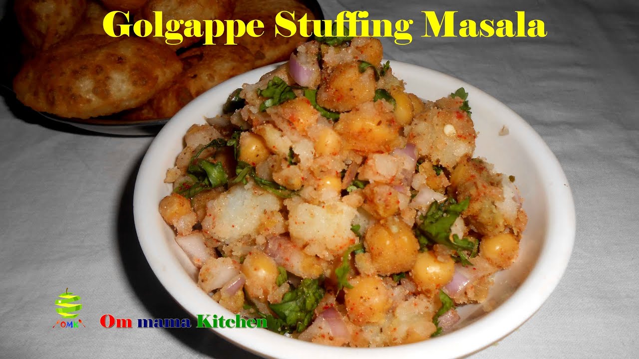 Golgappa Stuffing Masala / Filling for Panipuri - YouTube