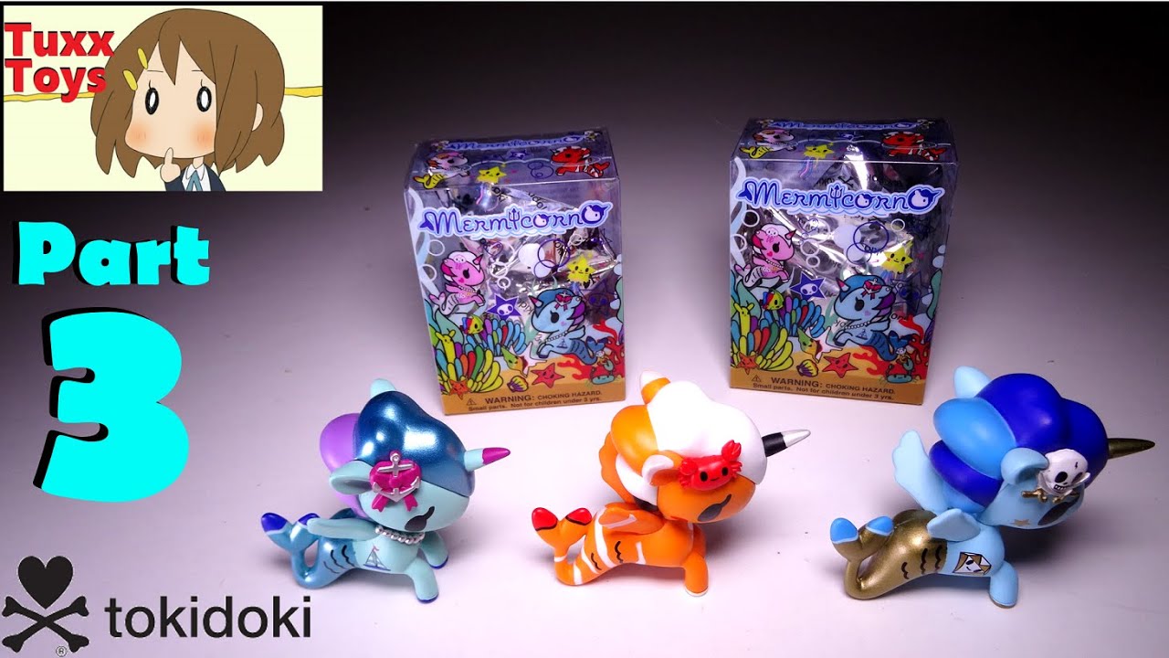 Mermicorno Unicorno Mermaids Tokidoki Blind Boxes (PART 3) - YouTube