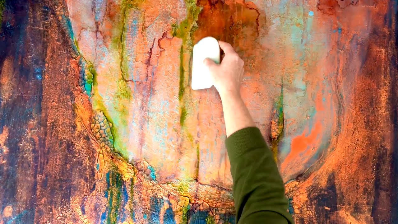 Transform Your Art: Fluid Paint Techniques for Textured Surfaces - YouTube