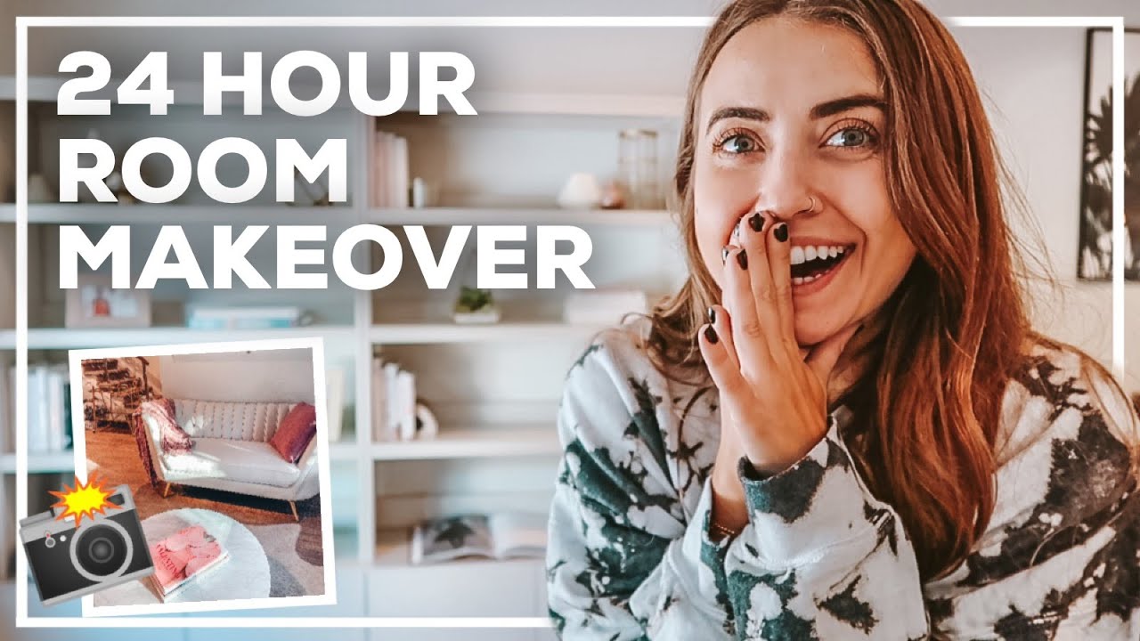 24 HOUR ROOM TRANSFORMATION! | Morgan Yates - YouTube
