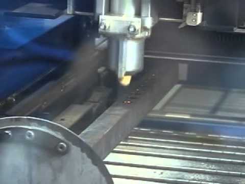 Mild steel angle ("L" profile) cutting 01 - YouTube