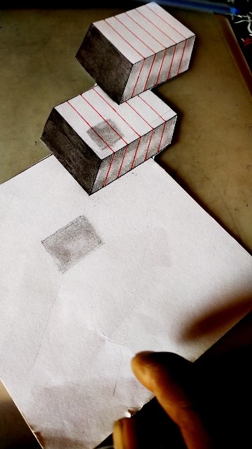 deceptive 3d art drawing || How to draw in 3d for beginners 🔥 #shorts # ...