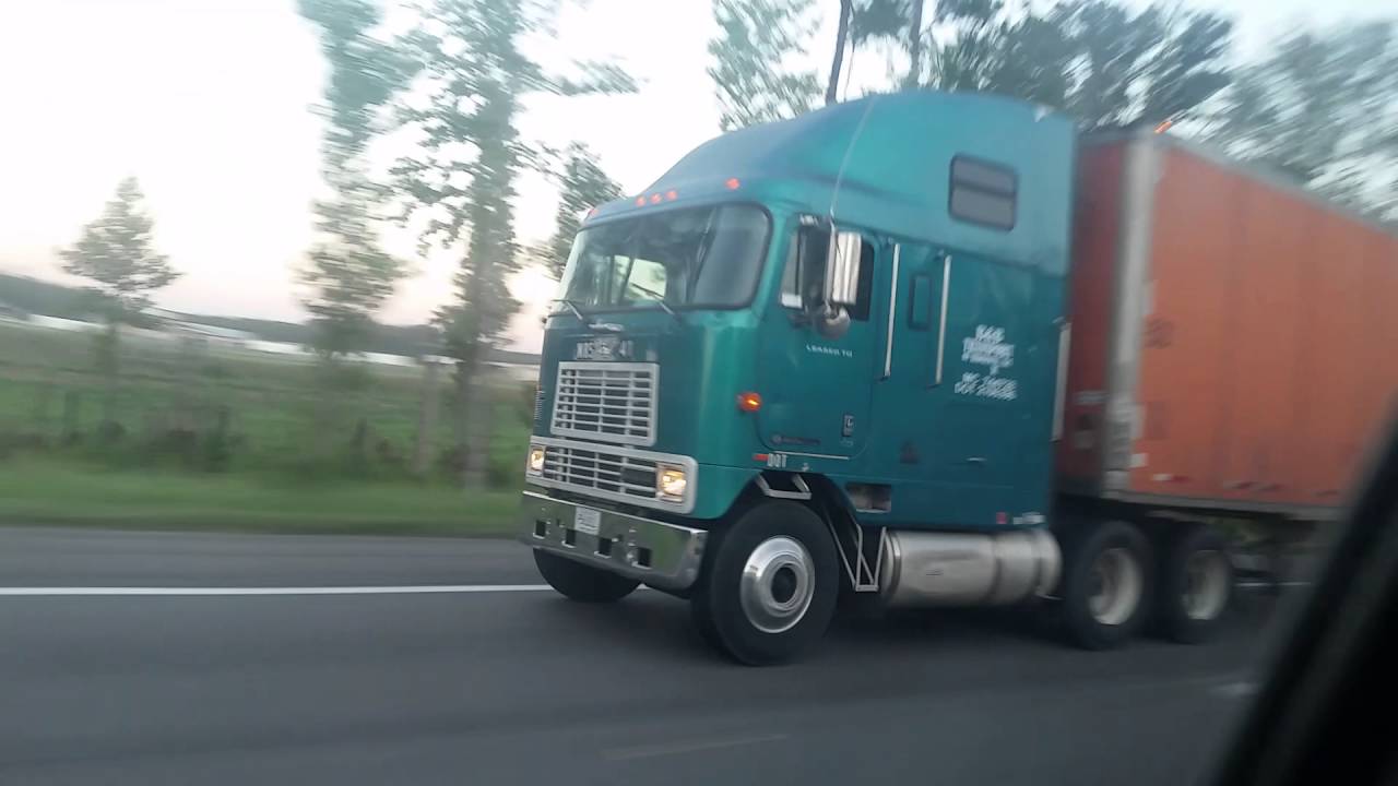 International 9670 cabover - YouTube
