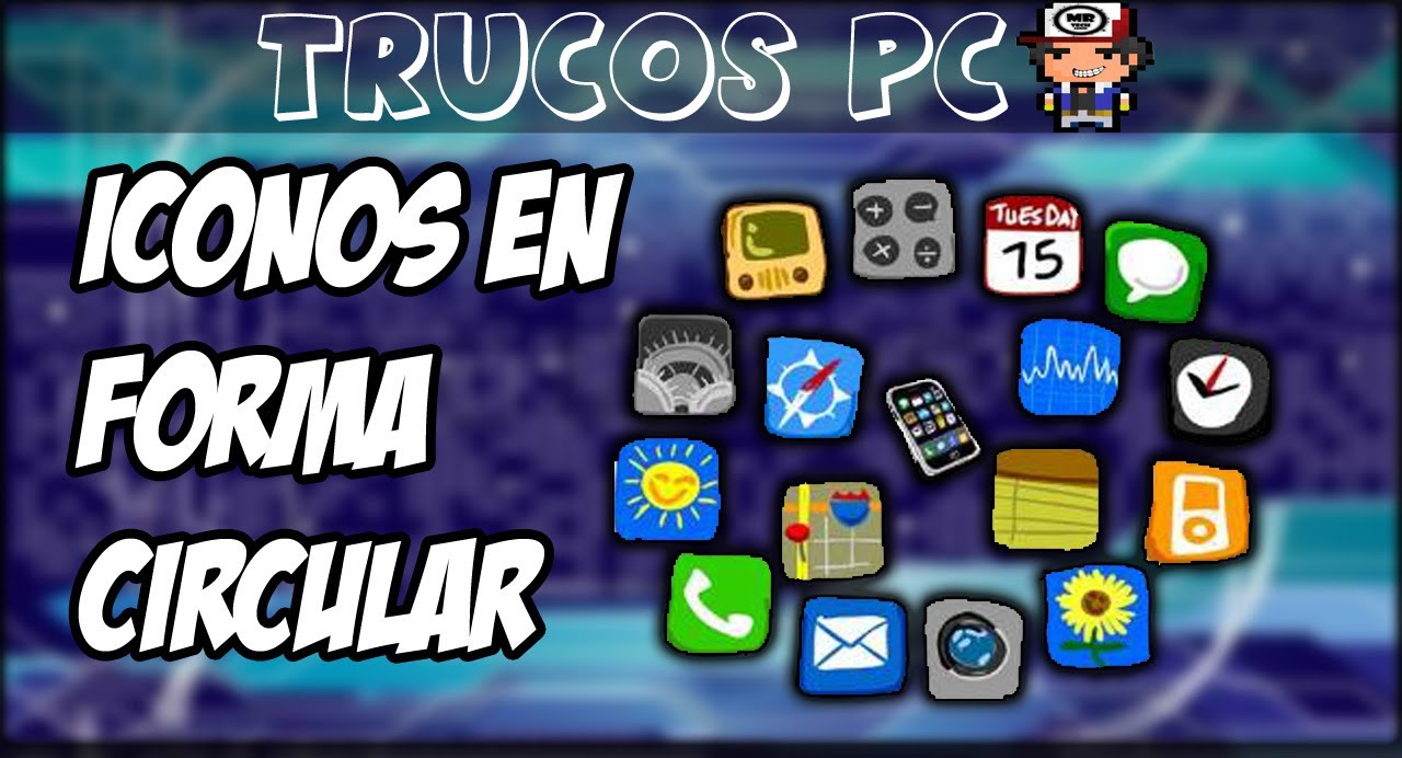 [PC] Como poner los iconos en forma circular/ Windows 7 - YouTube
