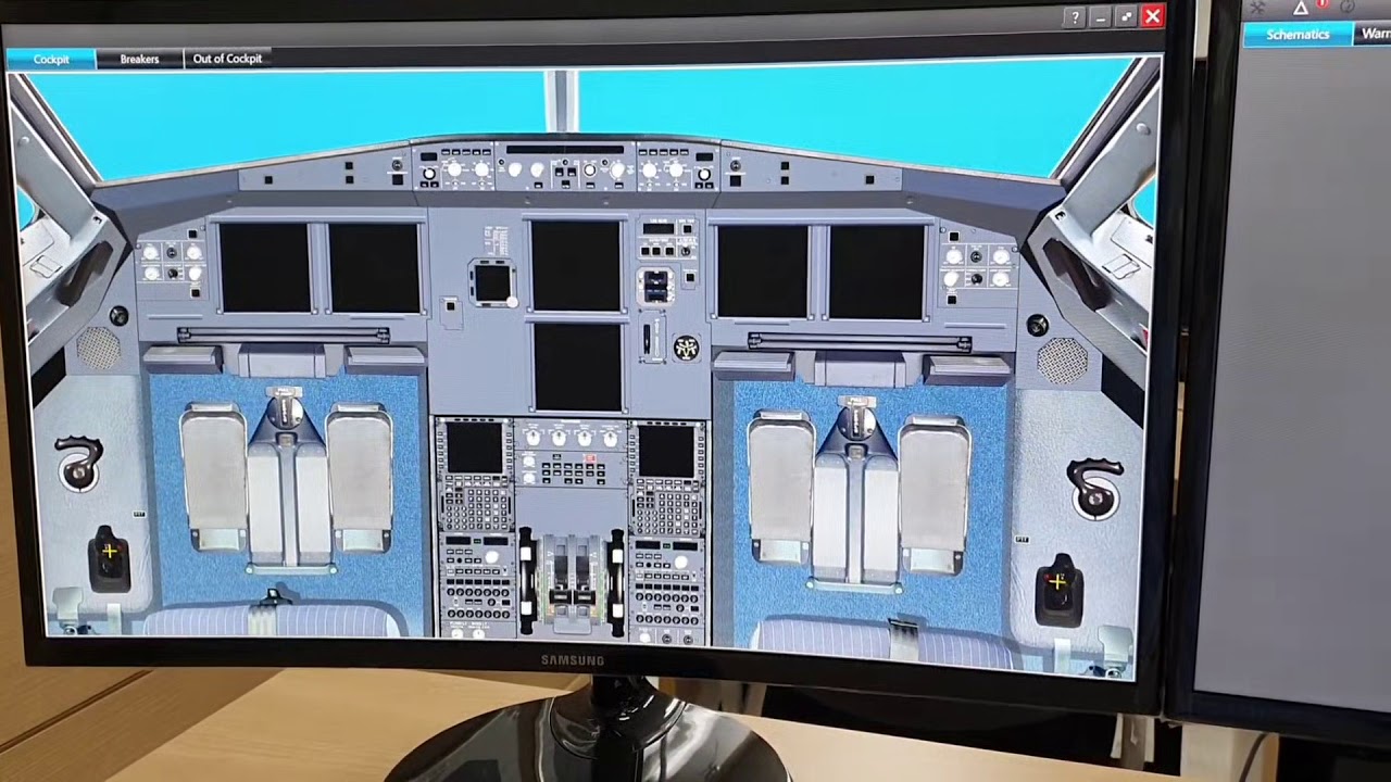 A320 MTD(Maintenance Training Device) Type Training (A320 기종교육) - YouTube