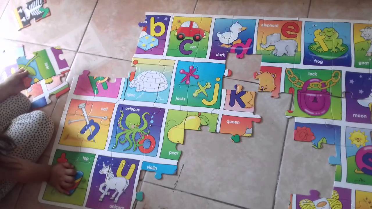 Rompecabezas de abecedario (2) - YouTube