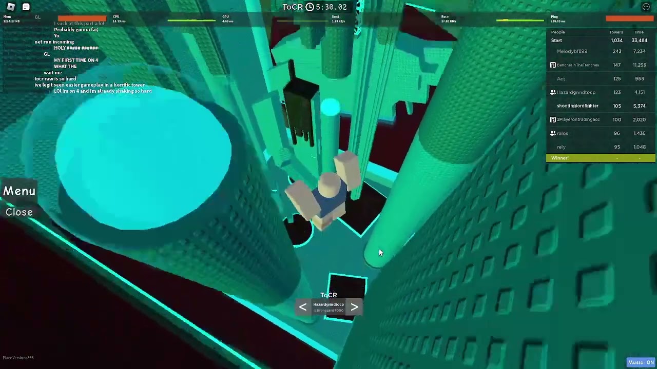 jtoh - tocr progress 2 (floor 4) - YouTube