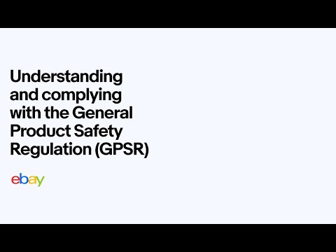 Understanding the General Product Safety Regulation (GPSR) - YouTube