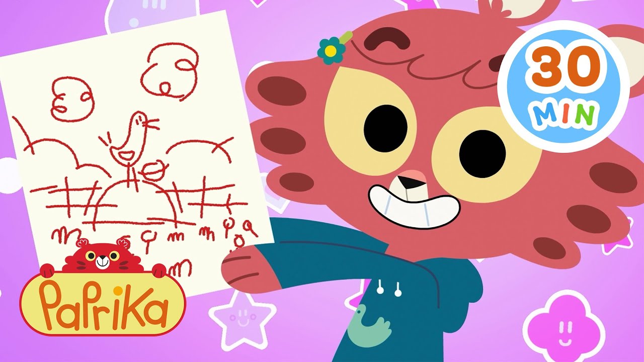 Drawing your friends! | Paprika | Chicky's Playhouse | Kids Cartoons ...