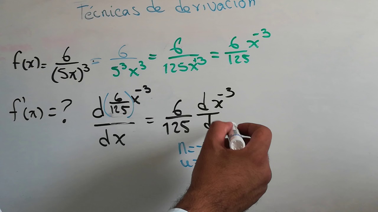 Derivar una función que se debe de reescribir - YouTube