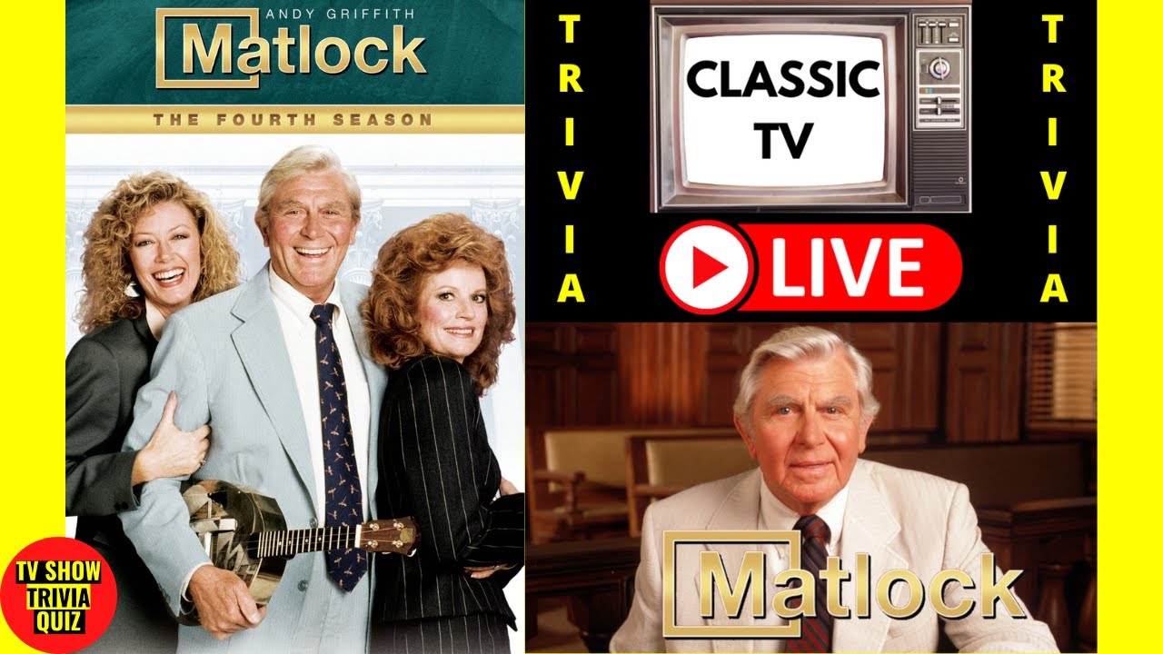 MATLOCK TRIVIA On The Classic TV LIVE TRIVIA Show - Andy Griffith - YouTube