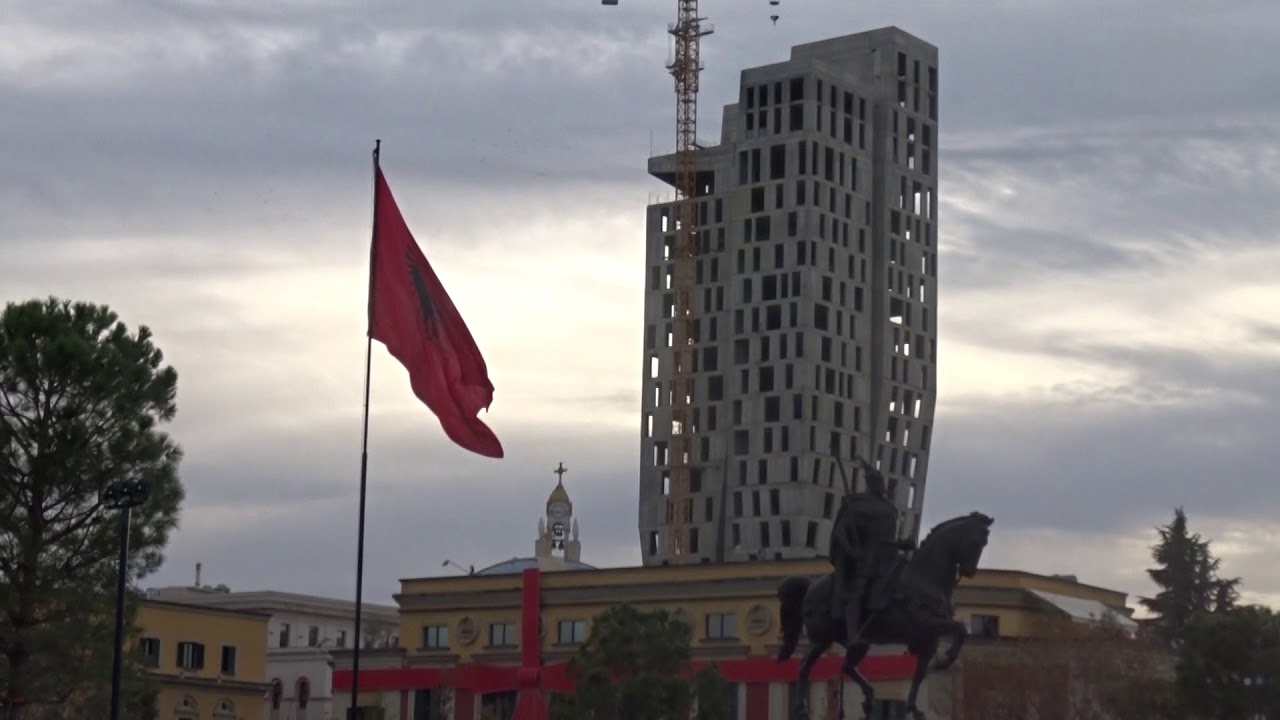 piazza skanderberg tirana - YouTube