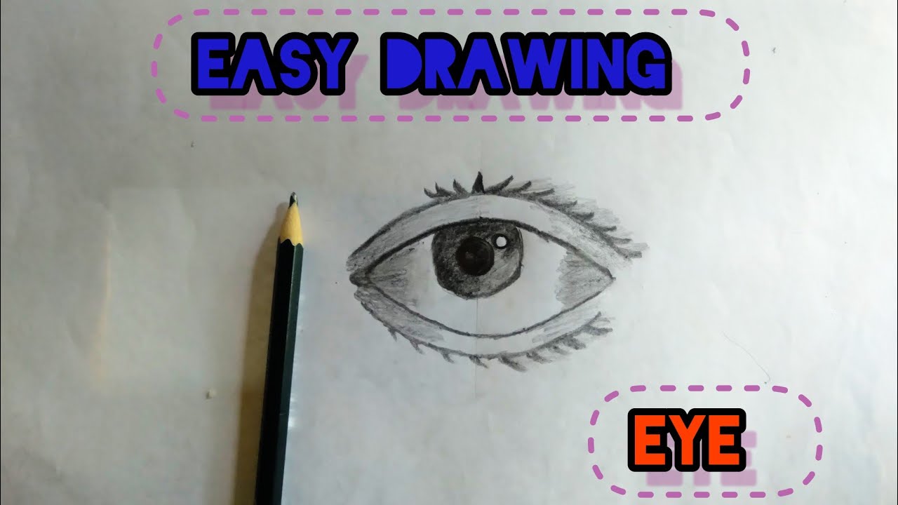 how to drawing eye|| eye drawing tutorial || easy eyes drawing - YouTube