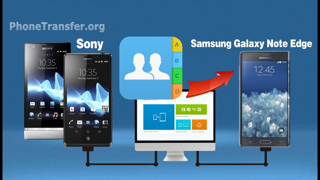 [Sony to Samsung Note Edge]: How to Sync Contacts from Sony Xperia ...