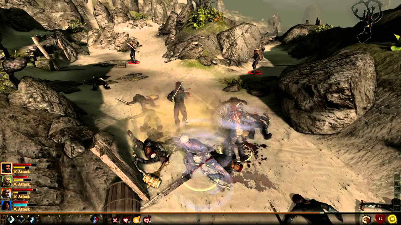 Dragon Age 2 - 'DirectX 11' Short Combat Gameplay - YouTube