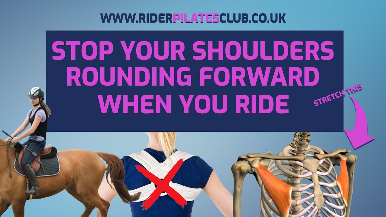 Keep your shoulders back when riding - this is the stretch you really ...