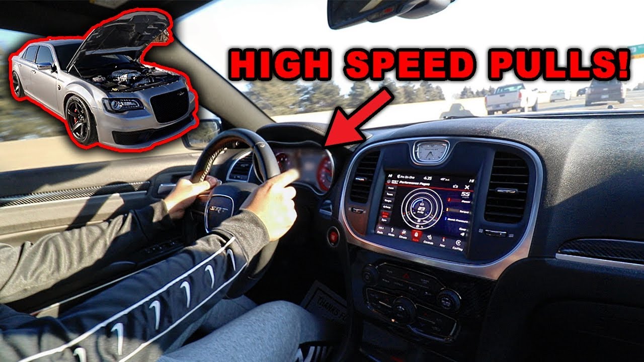 FIRST DRIVE IN A HELLCAT SWAPPED CHRYSLER 300! - YouTube