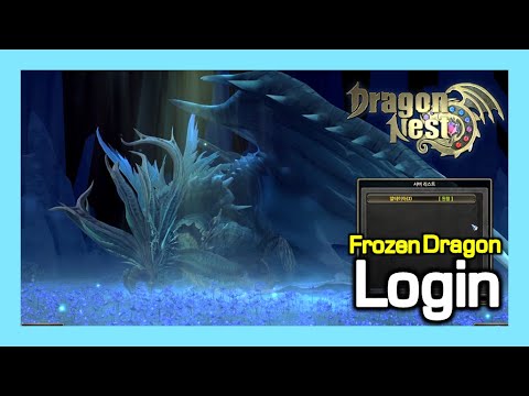 New Login Scene : Frozen Dragon / Dragon Nest Korea (2021 December ...