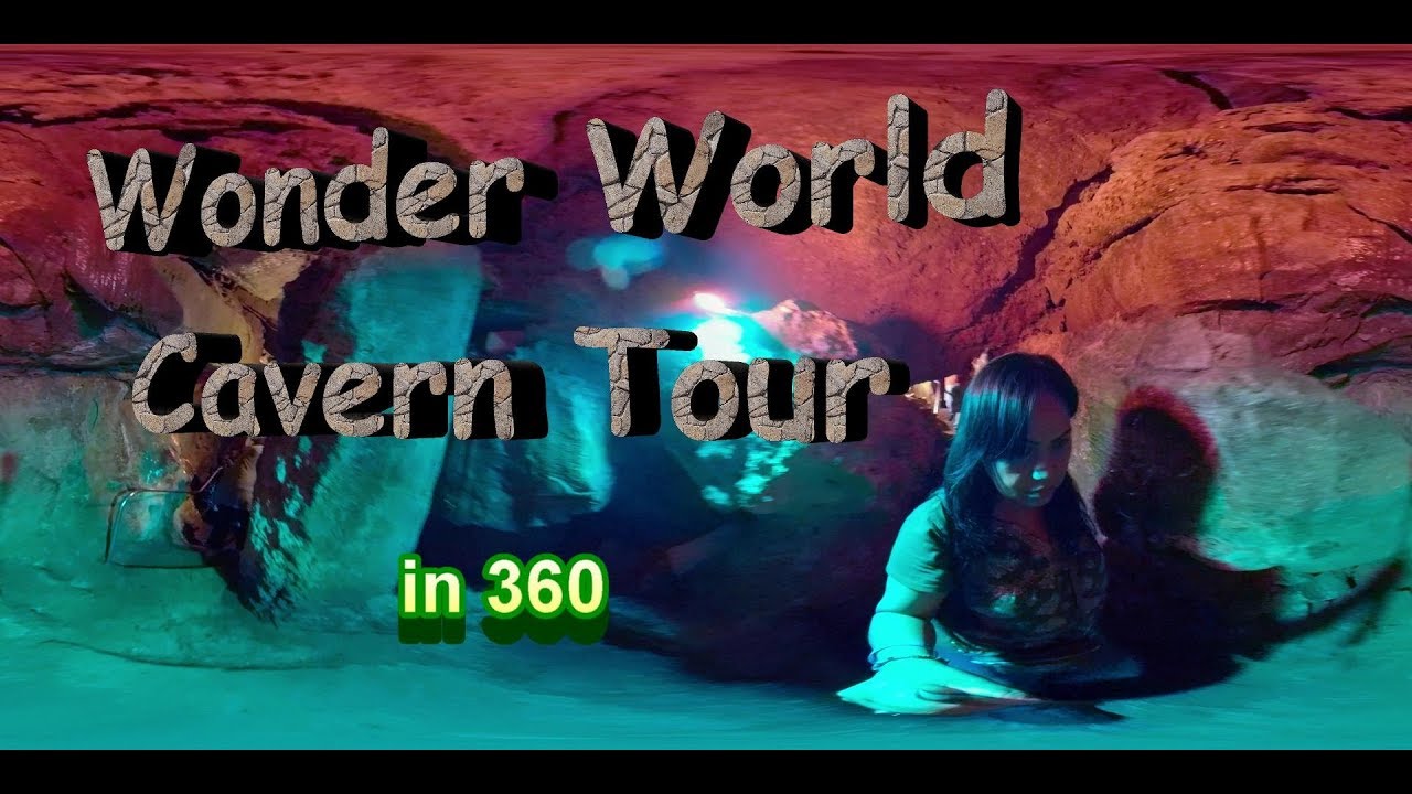Wonder World Cavern Tour in 360 San Marcos Texas - YouTube