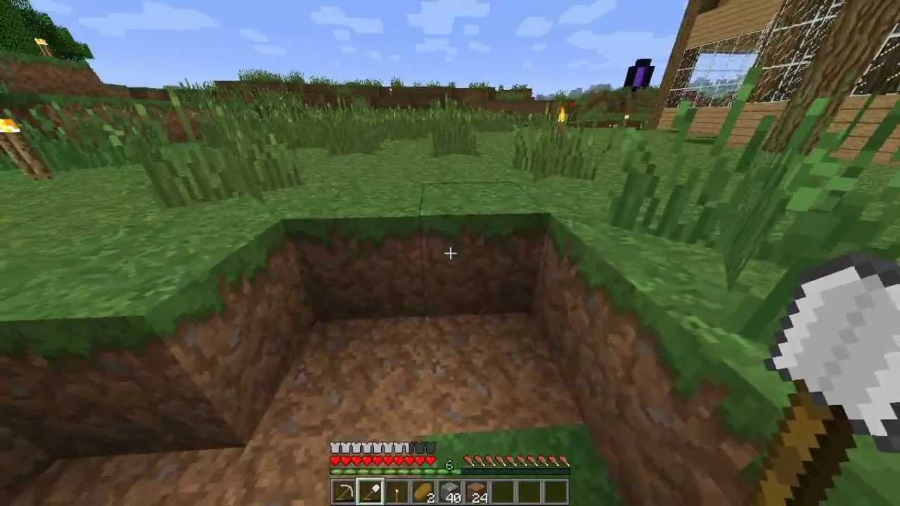 Minecraft Survival- Episode 13: Gravel Paths! - YouTube