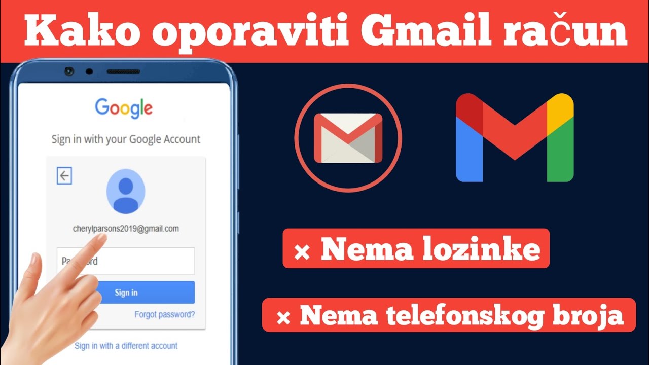 Kako oporaviti Gmail račun bez lozinke i telefonskog broja 2023 ...