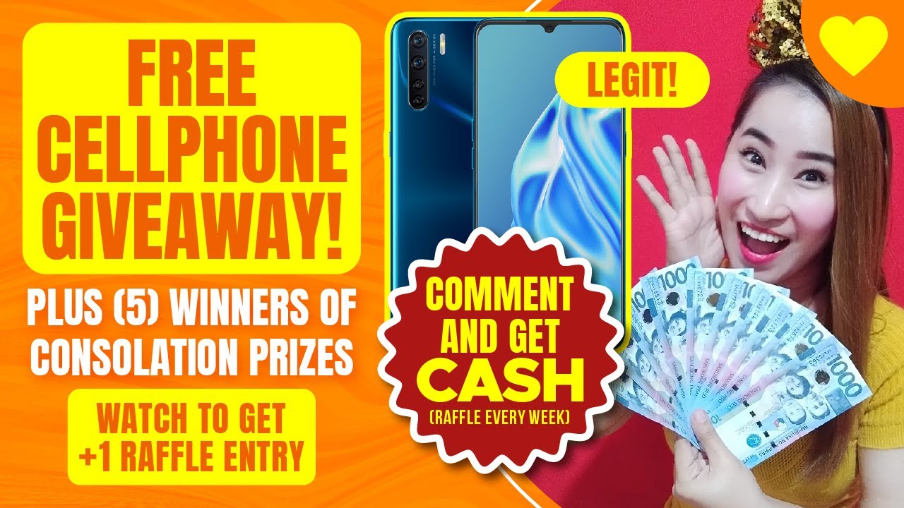 FREE Cellphone Giveaway with Cash Prizes by Yellow Heart 💛 - YouTube