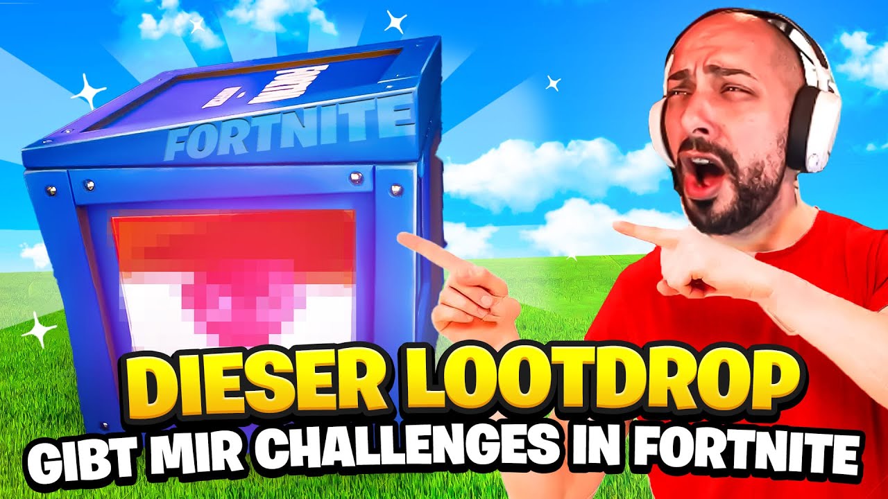 FORTNITE SENDET MIR EINEN LOOTDROP IN REAL LIFE...! 😨| Fortnite with ...