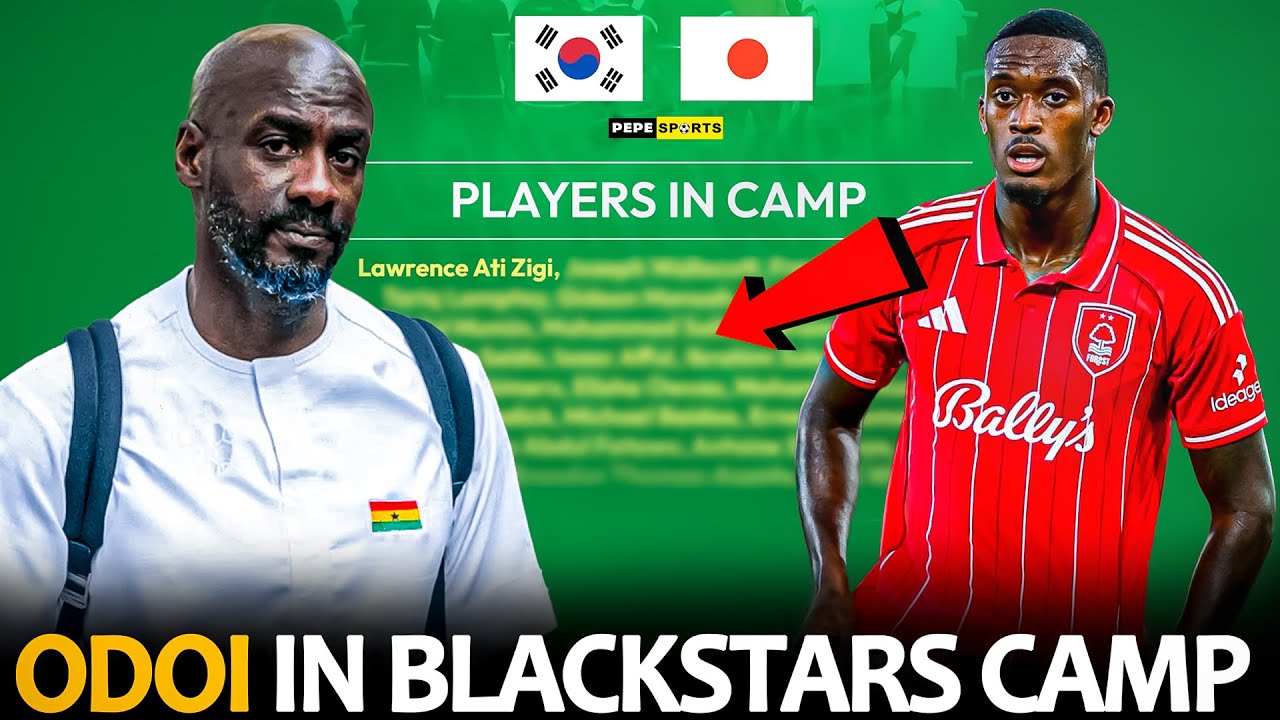 FINALLY 🔥 CALUM HUDSON ODOI JOINS BLACK STARS 🇬🇭 IN JAPAN 🗾 AFTER ...