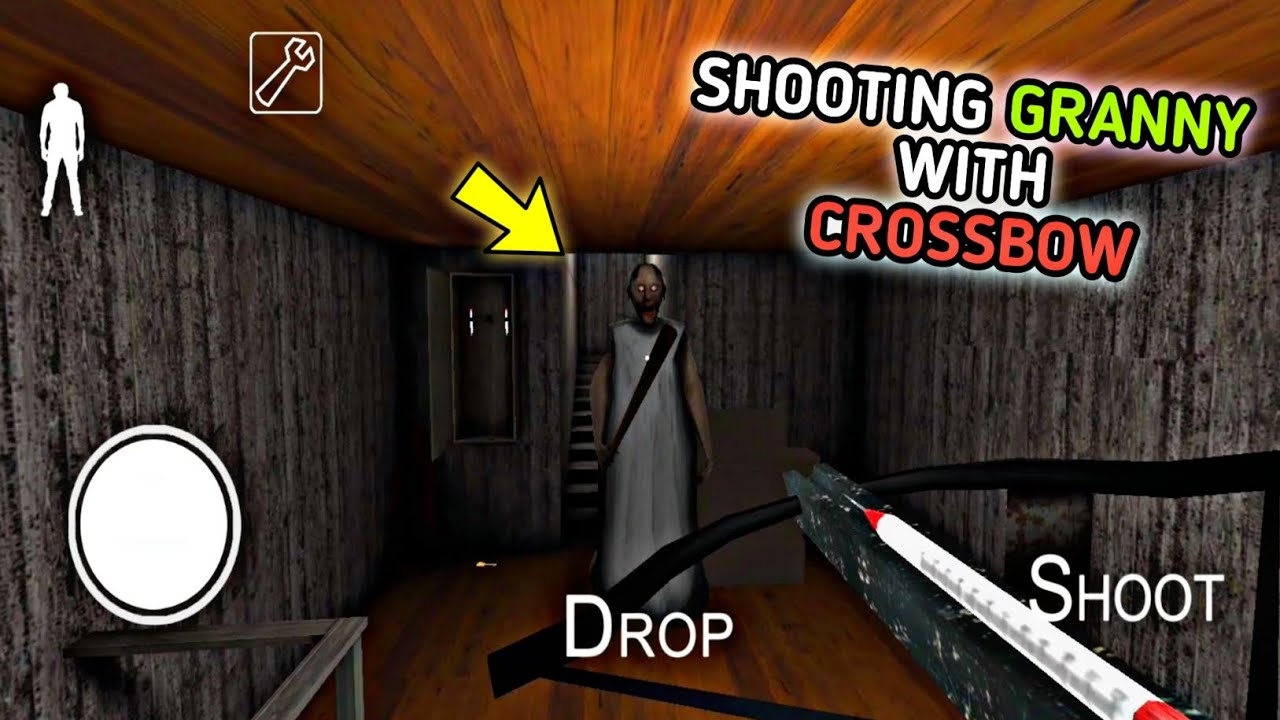 Shooting Granny With Crossbow || Horror Game - YouTube