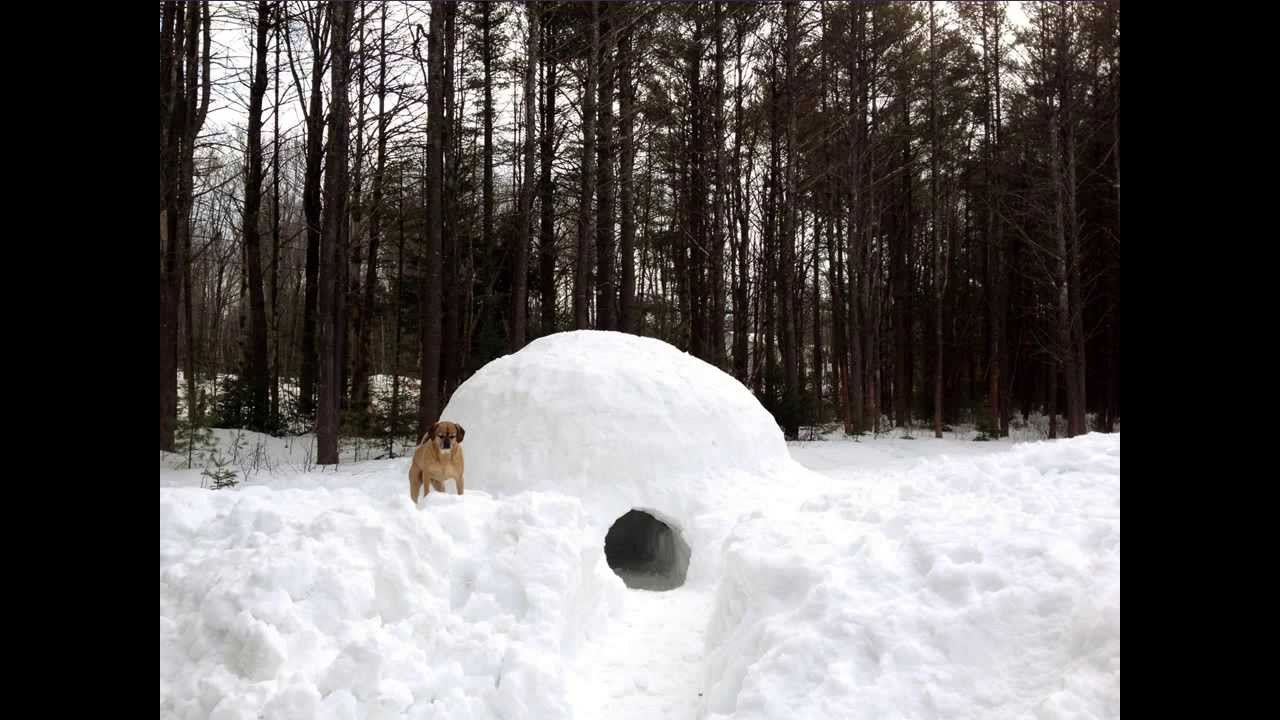 Our Awesome Igloo 2014 - How To Build An Igloo - YouTube