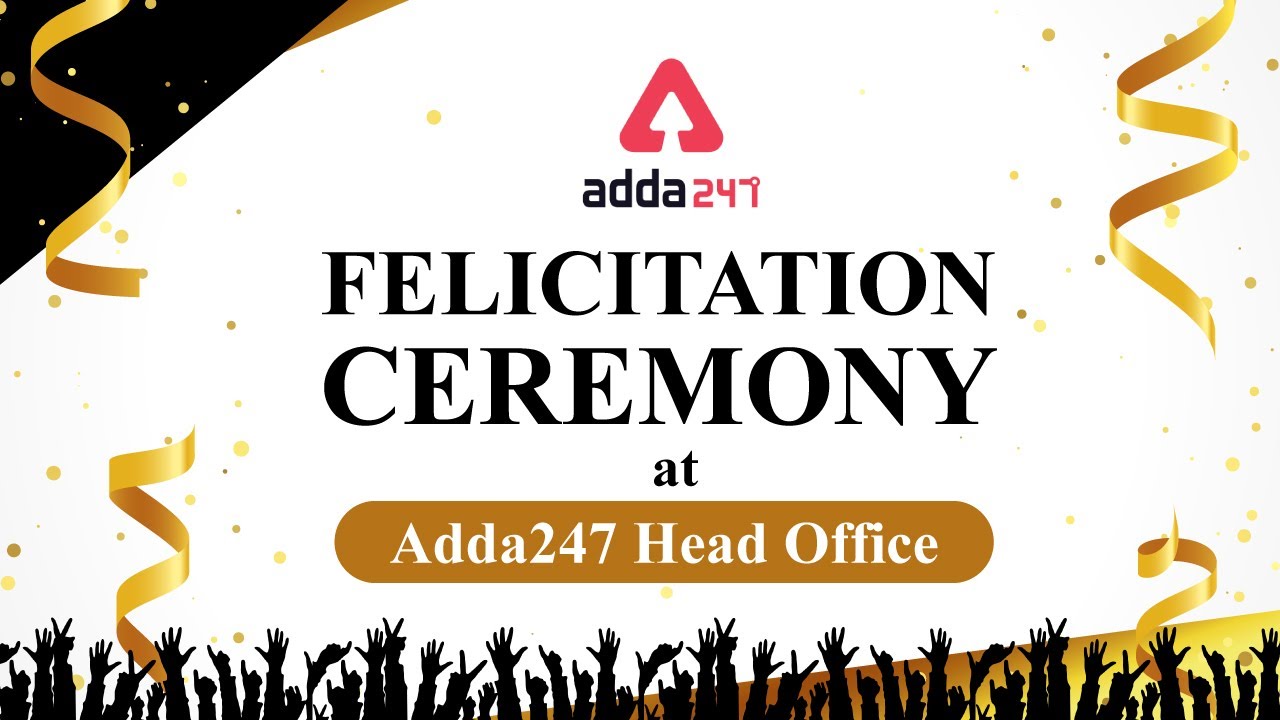 FELICITATION CEREMONY AT ADDA247 HEAD OFFICE - YouTube