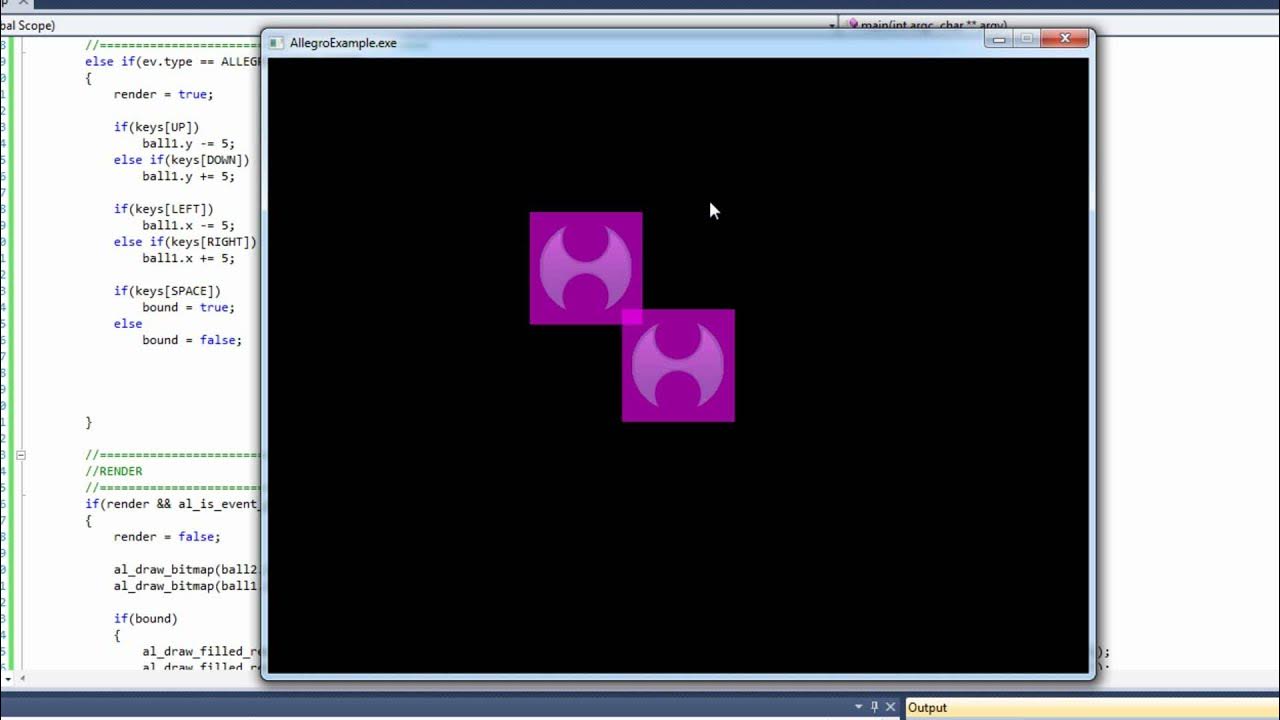 12.1 - Bounding Rectangle Collision Detection in Allegro 5 - YouTube