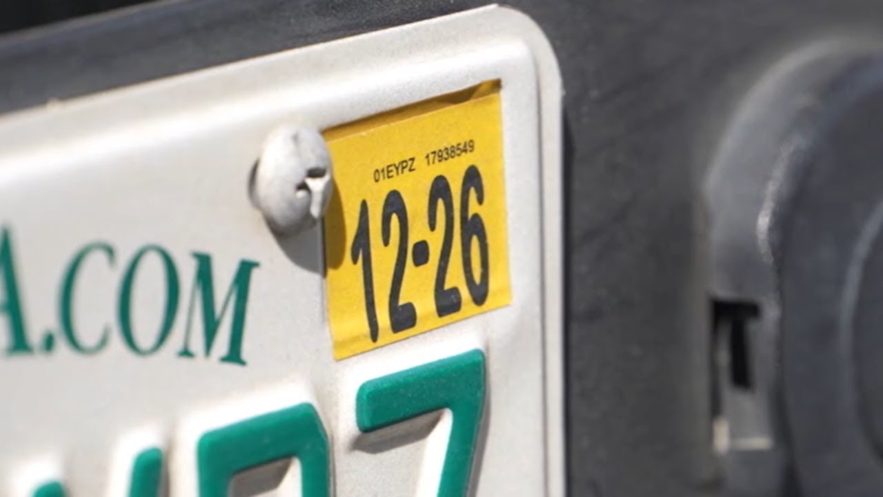 Lawmakers push plan to scrap license plate stickers and modernize ...