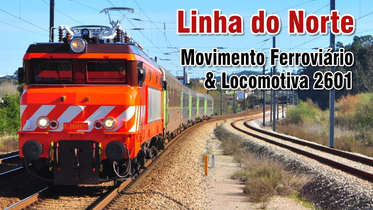 Movimento na Linha do Norte (II). Locomotiva 2601. - YouTube