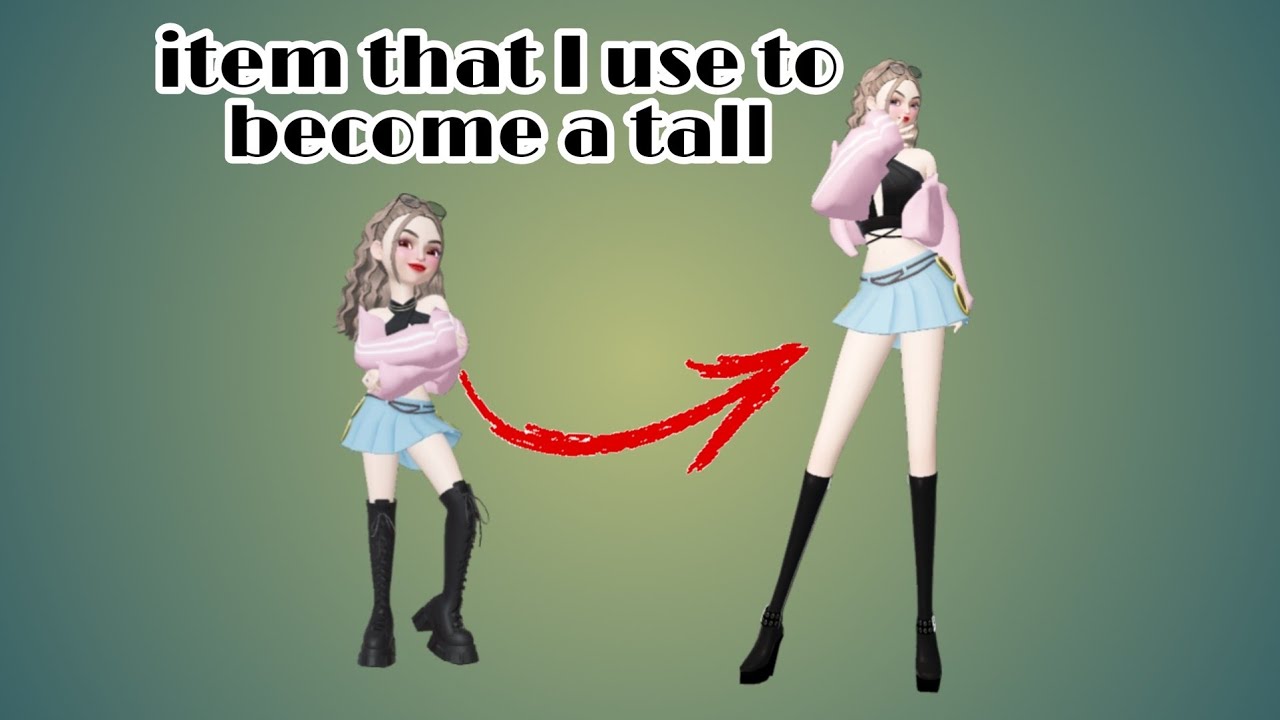 HOW TO BE COME TALL IN ZEPETO #tutorial #zepetoglobal - YouTube