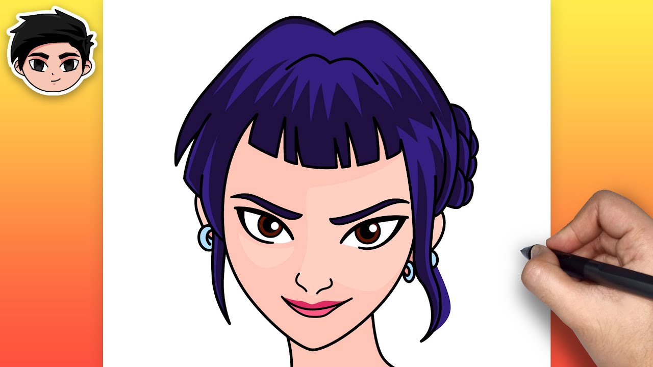 How To Draw ZOEY | KPop Demon Hunters - Step By Step Easy For Beginners ...