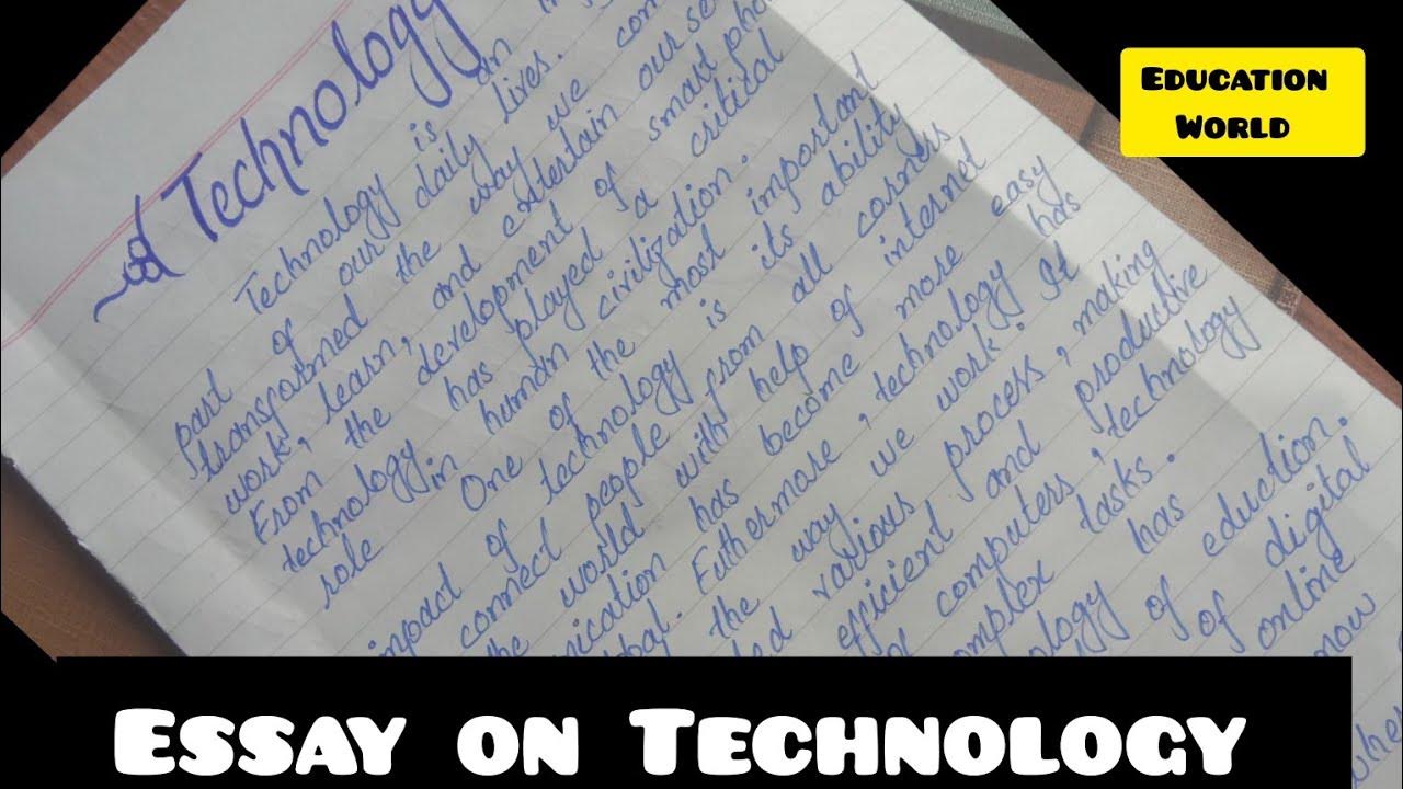 Technology essay In English essay On Technology YouTube technology-essay-in-english-essay-on-technology-youtube