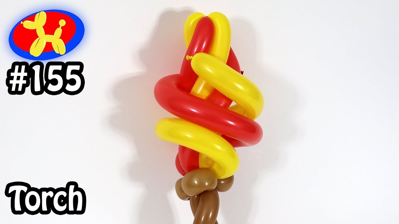Fire Torch - Balloon Animal Lessons #155 - YouTube
